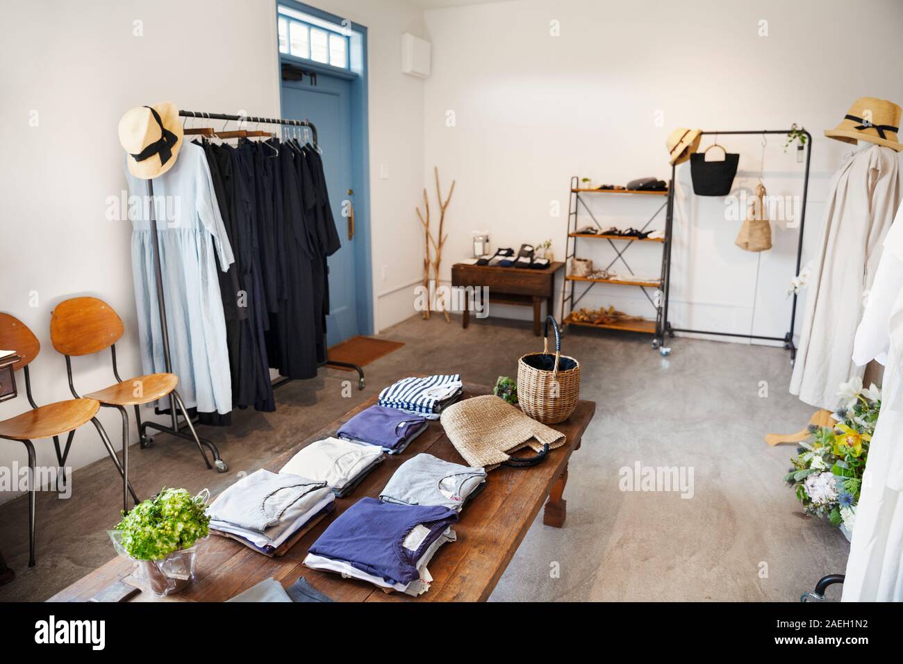 Small Clothing Store Interior