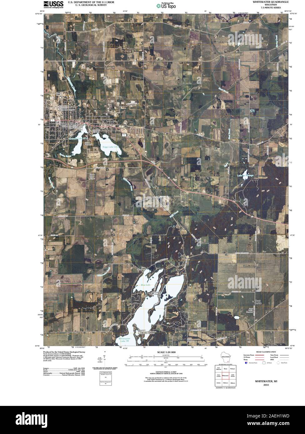 Map of whitewater Cut Out Stock Images & Pictures - Alamy