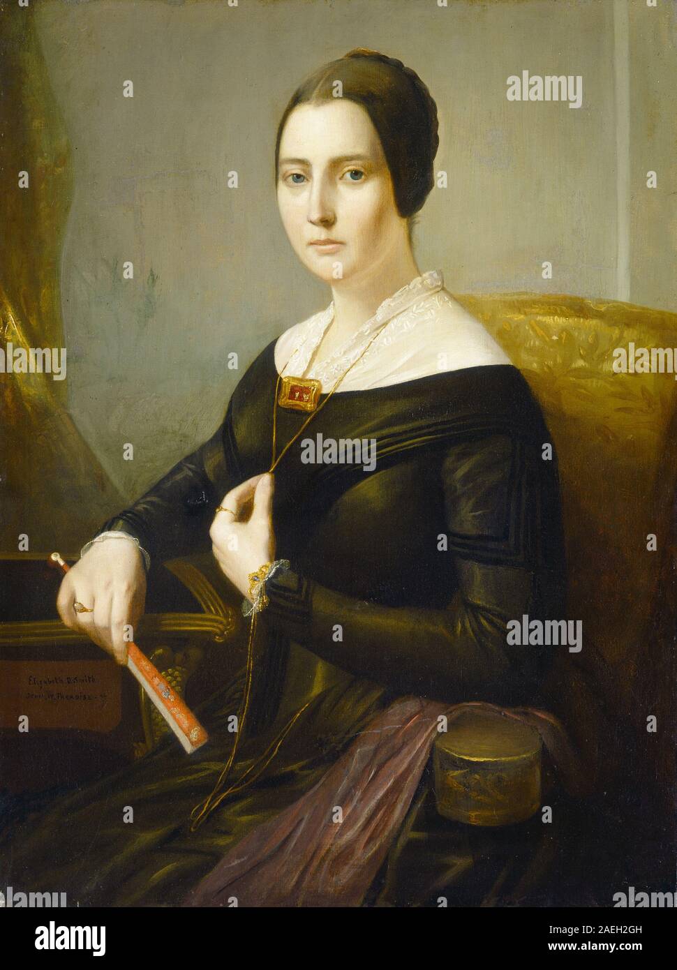 Portrait of Elizabeth Oakes Prince Smith, painted by John Wesley ...