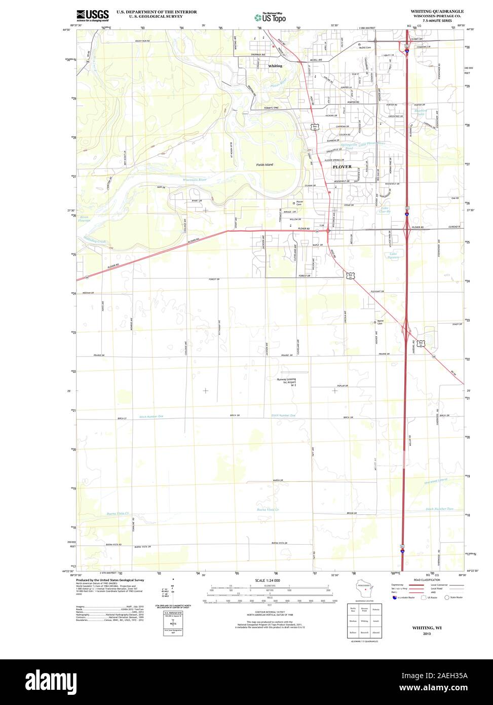 Map of whiting Cut Out Stock Images & Pictures - Alamy