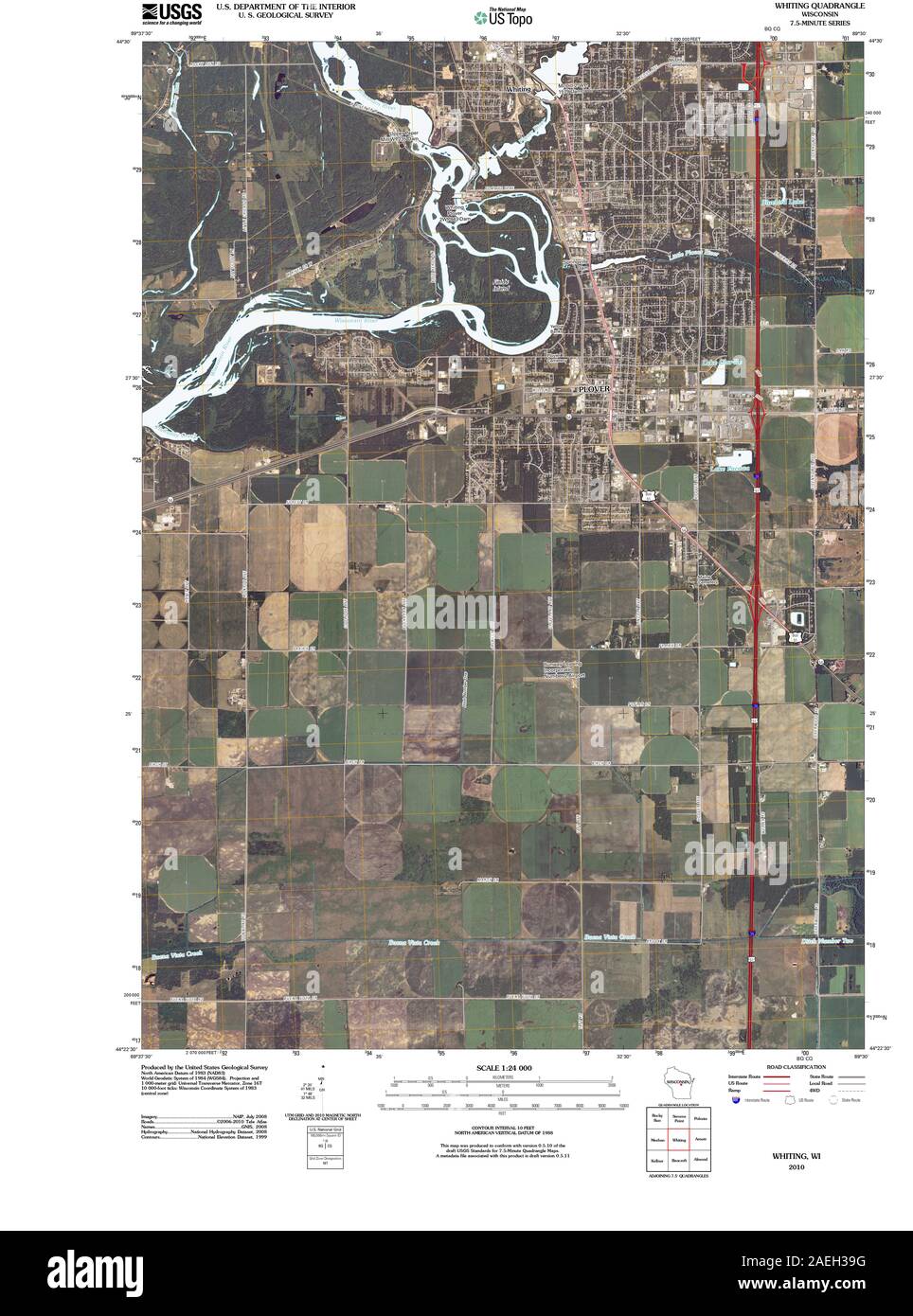 Map of whiting Cut Out Stock Images & Pictures - Alamy