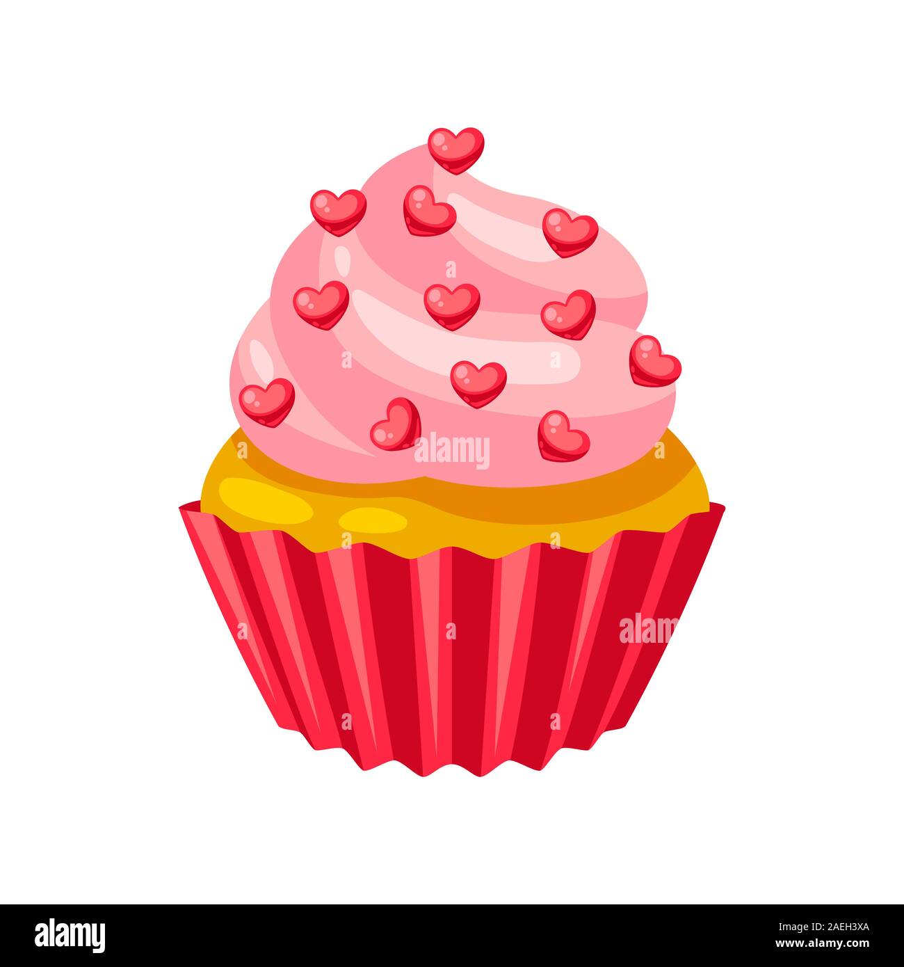 Heart Cupcake Clipart