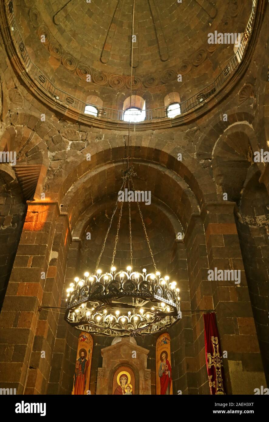 Interior of Saint Hripsime, the 7th Century Armenian Apostolic Church ...