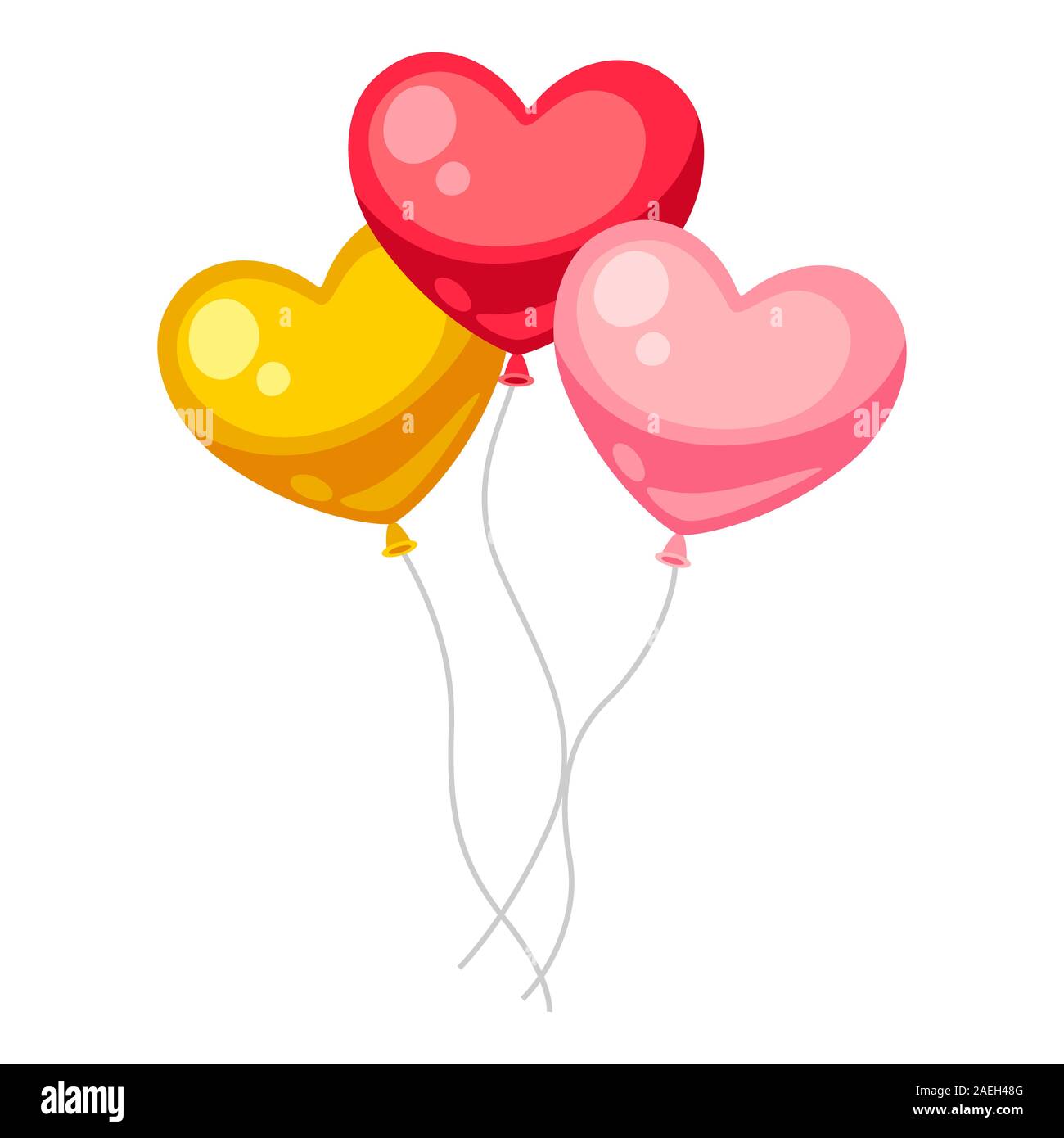 Pink heart shaped present Stock Vector Images - Alamy