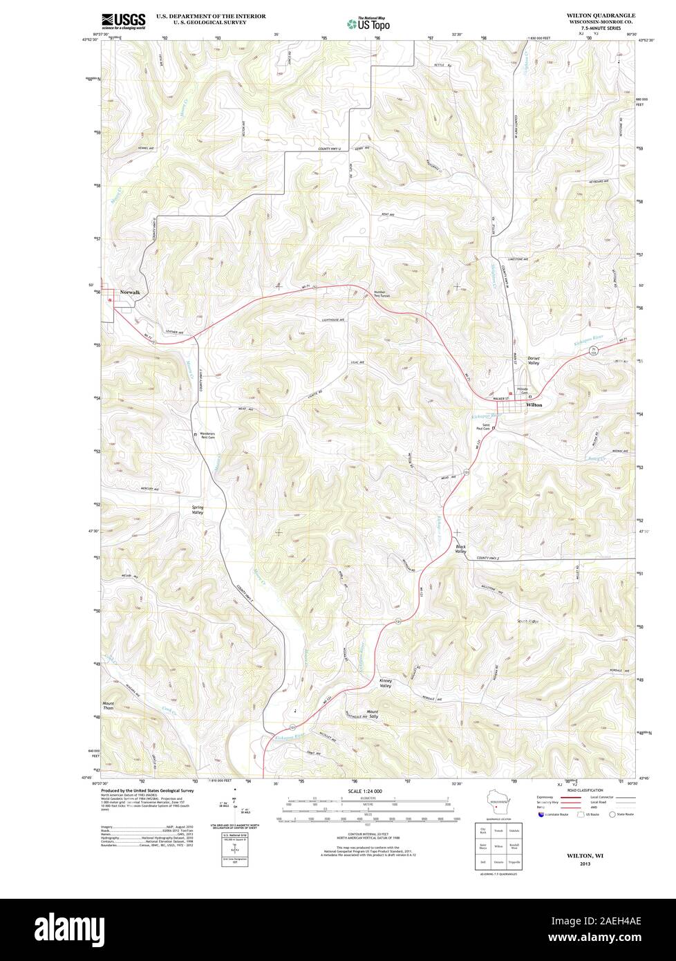 Wilton map Cut Out Stock Images & Pictures - Alamy