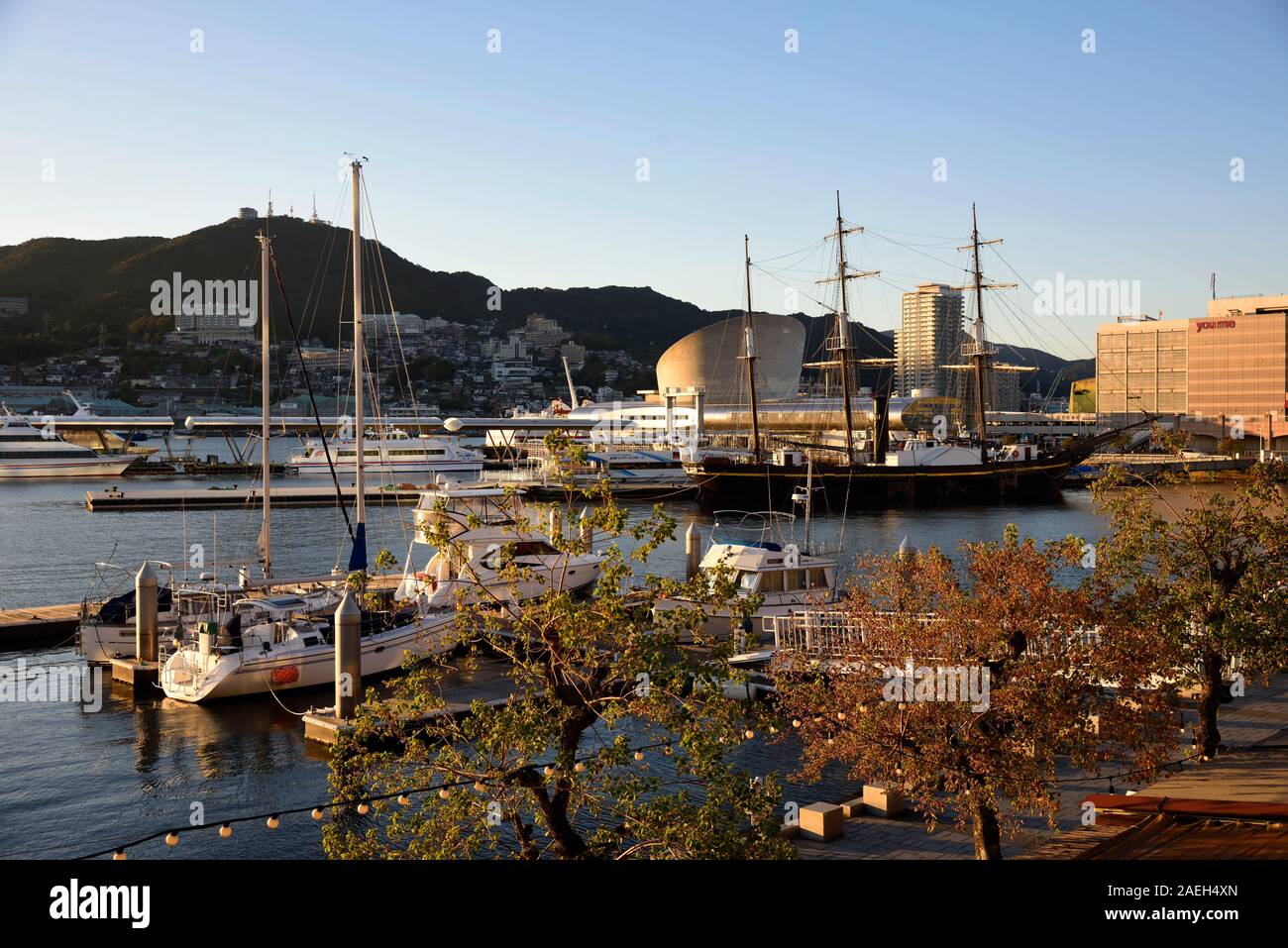 Nagasaki Harbour Japan Stock Photo - Alamy