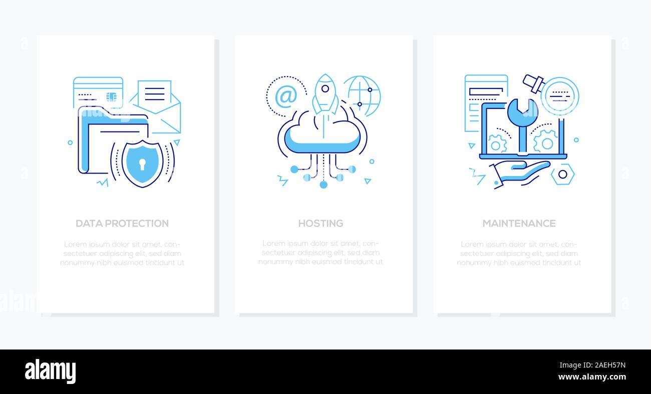 Pc protection icon outline hi-res stock photography and images - Alamy