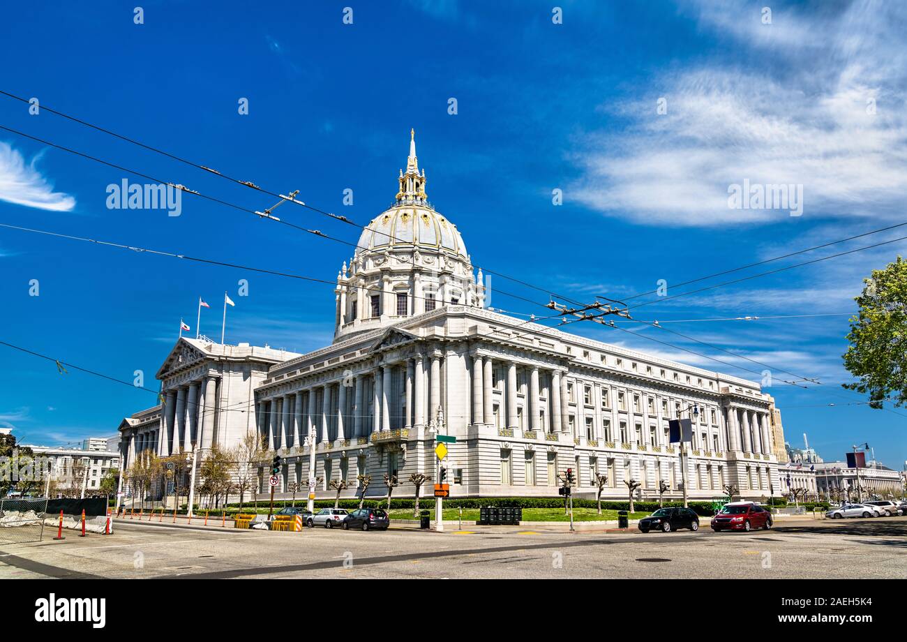 San Francisco City Hall in California Stock Photo - Alamy