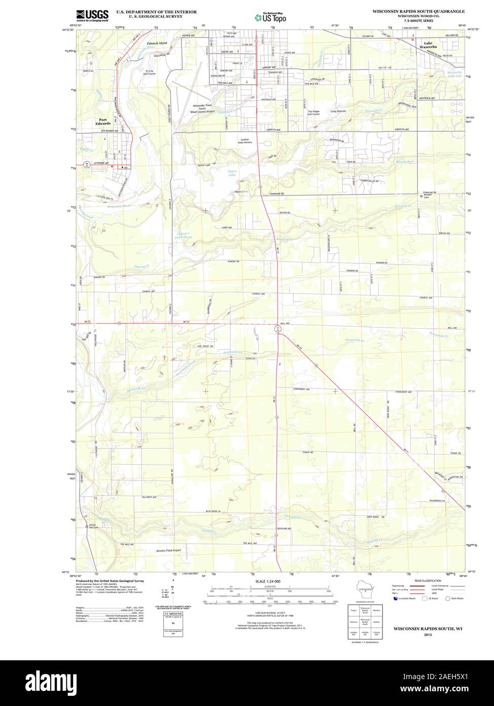 Wisconsin geological map hi-res stock photography and images - Alamy
