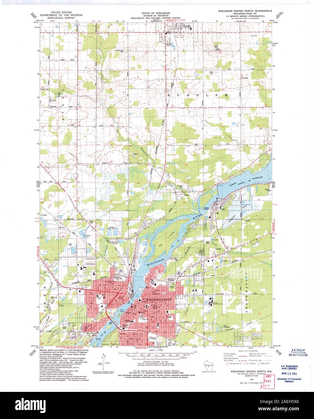 Historical Wisconsin Maps High Resolution Stock Photography and Images ...