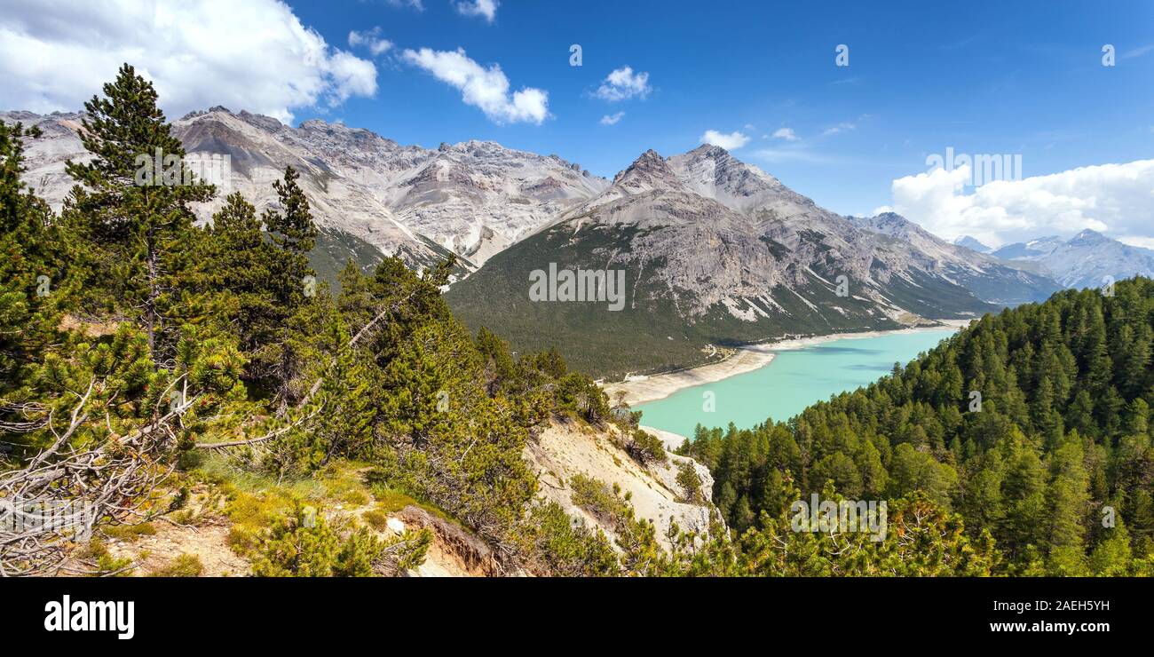 dam of Cancano - Bormio (IT Stock Photo - Alamy