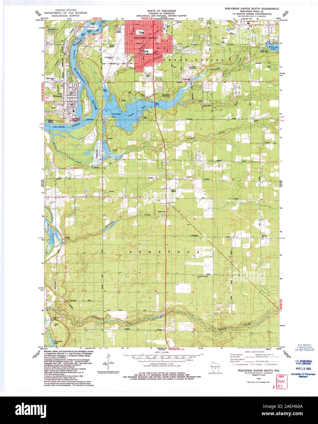 Wisconsin geological map hi-res stock photography and images - Alamy