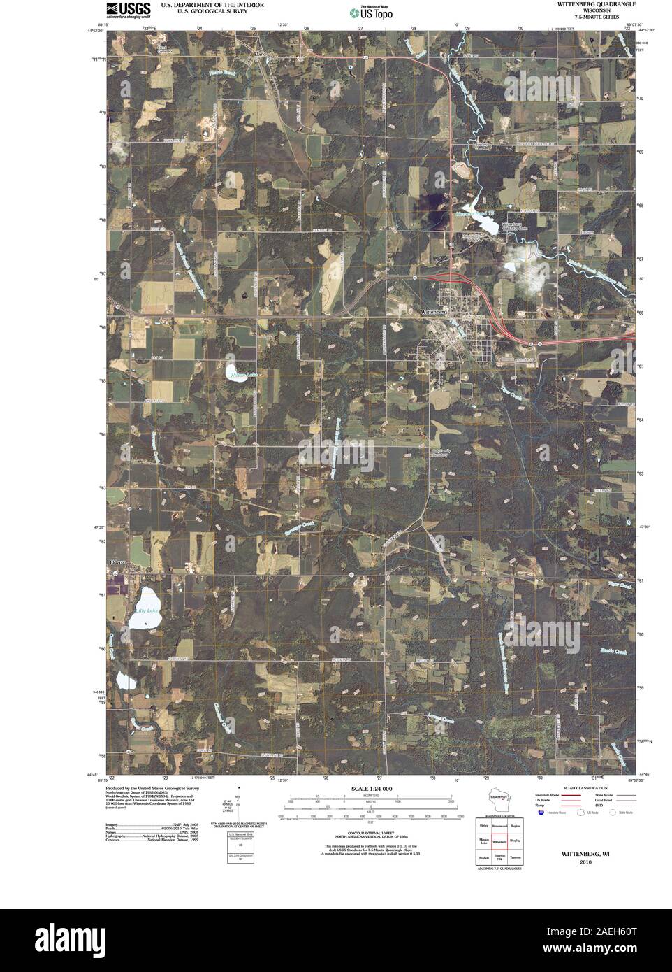 Map of wittenberg hi-res stock photography and images - Alamy