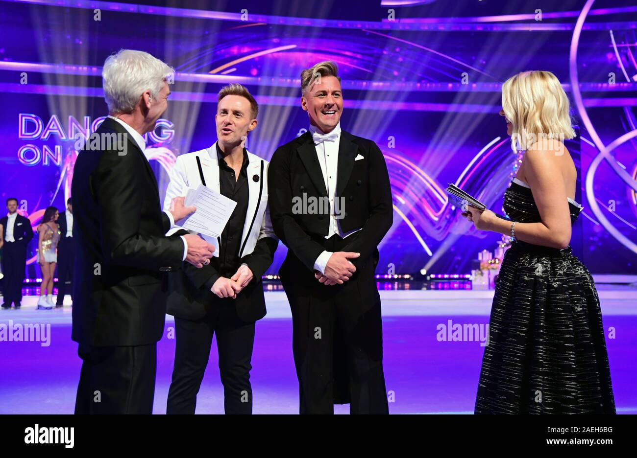 Matt evers centre right attending launch dancing on ice 2020 hi-res ...