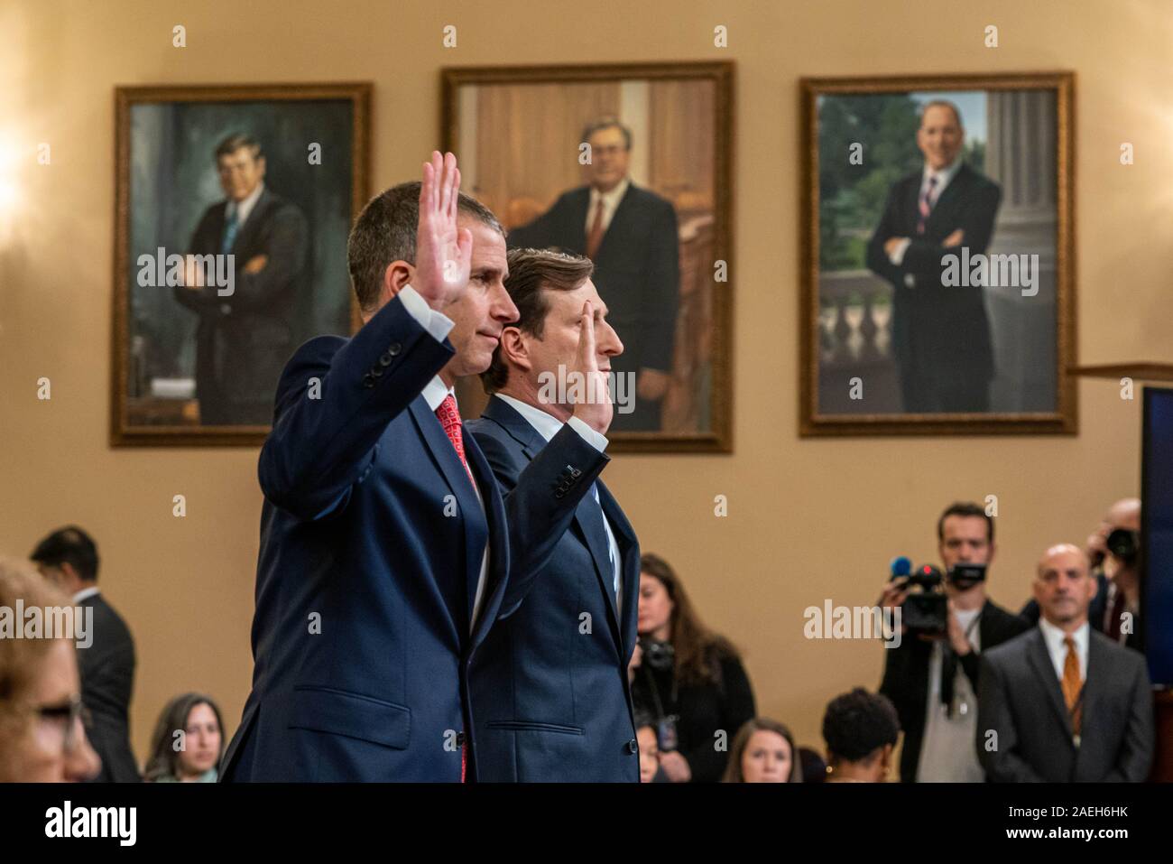 Washington, USA. 9th Dec, 2019. Stephen Castor, Lawyer for the House ...