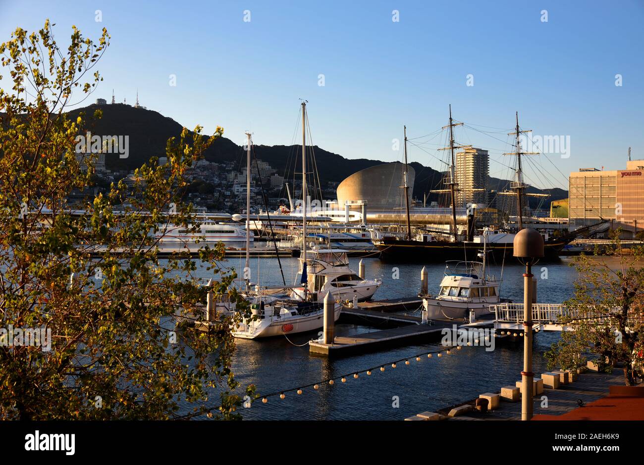 Nagasaki Harbour Japan Stock Photo - Alamy