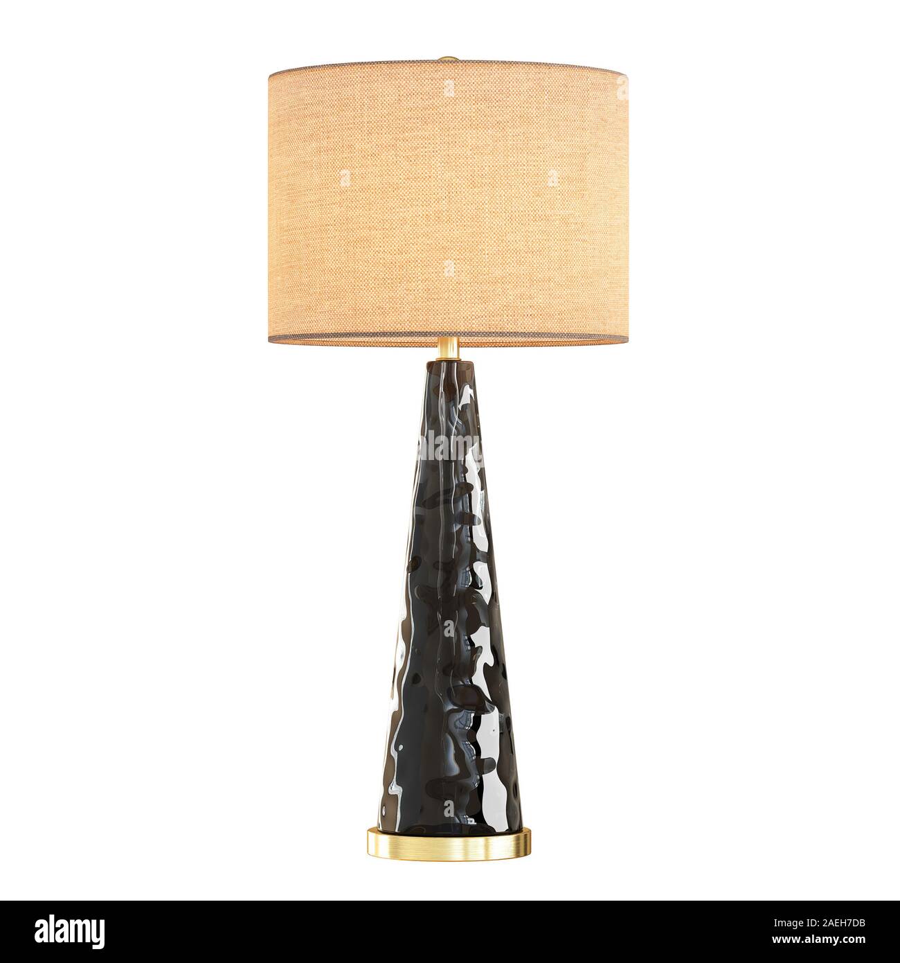 Table lamp on white background. 3d rendering Stock Photo - Alamy
