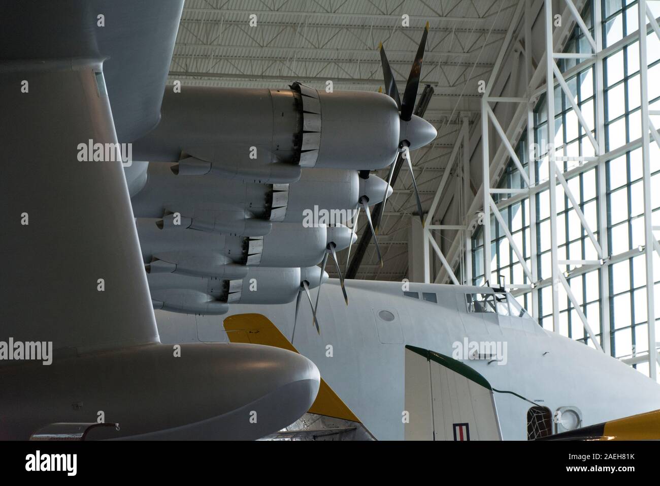 The Spruce Goose at the Evergreen Aviation and Space Museum in Oregon ...