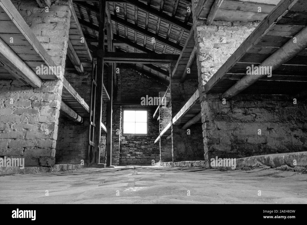 Auschwitz II-Birkenau. Building began in October 1941 to ease ...