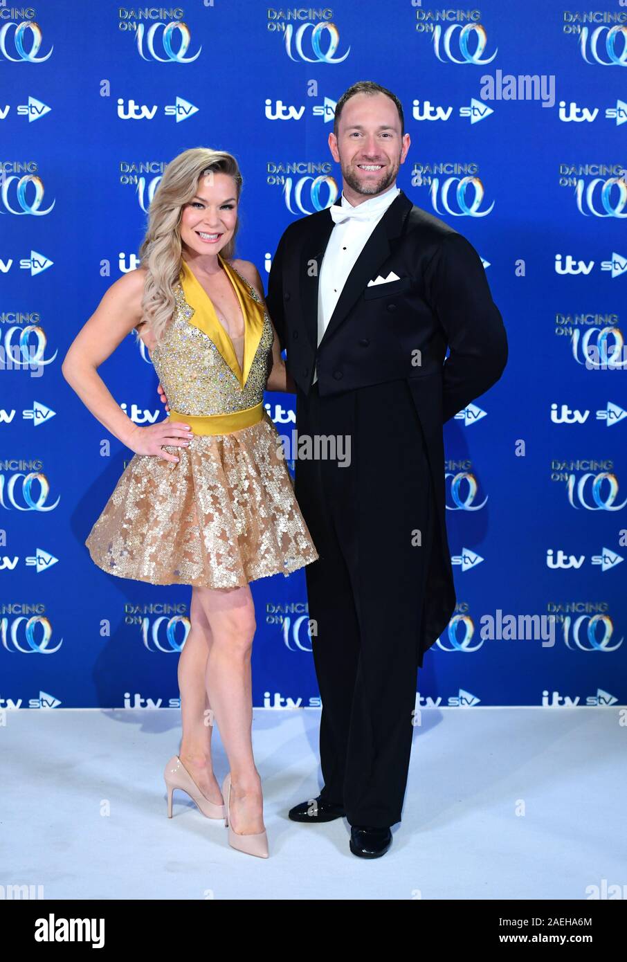 Alexandra Schauman and Lukasz Rozycki attending the launch of Dancing ...
