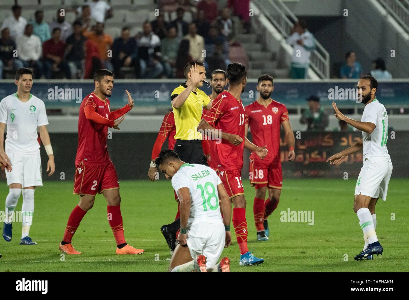 Bahrain won the Arabian Gulf Cup title for the first time with a 1-0 ...