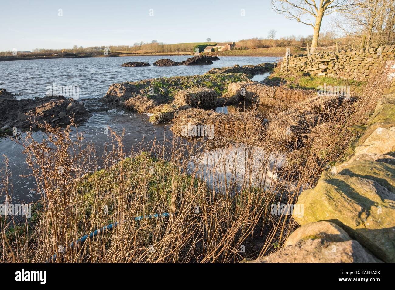 Gallaber Pond, Hellifield Flashes Stock Photo - Alamy