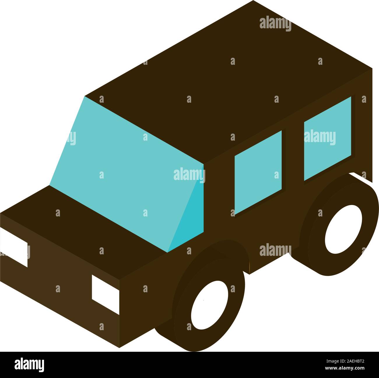 transport suv car vehicle isometric icon vector illustration Stock ...