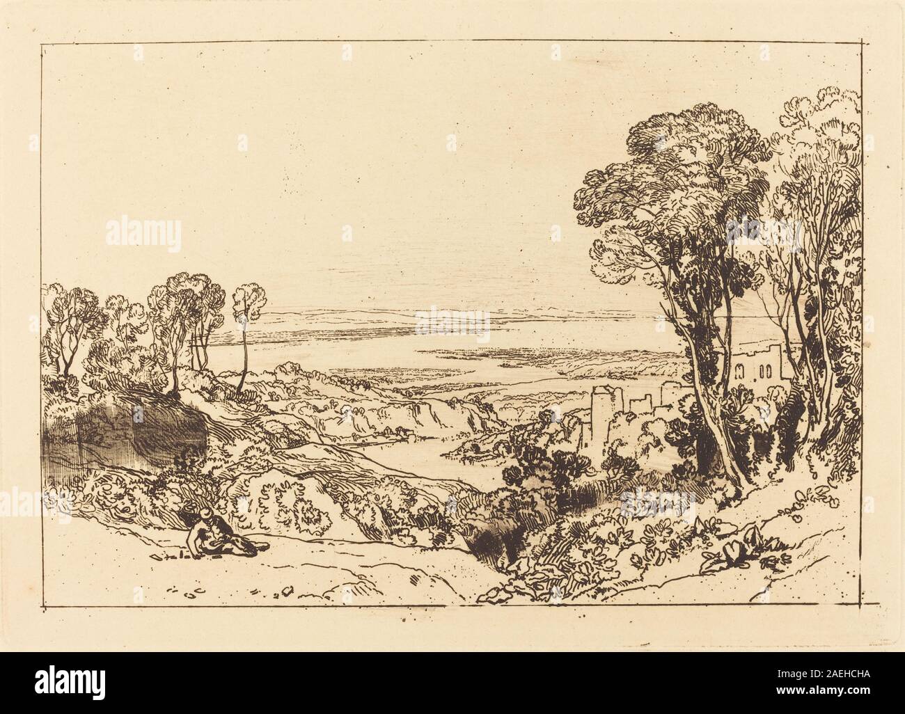 Joseph Mallord William Turner, Junction of Severn and Wye, published ...