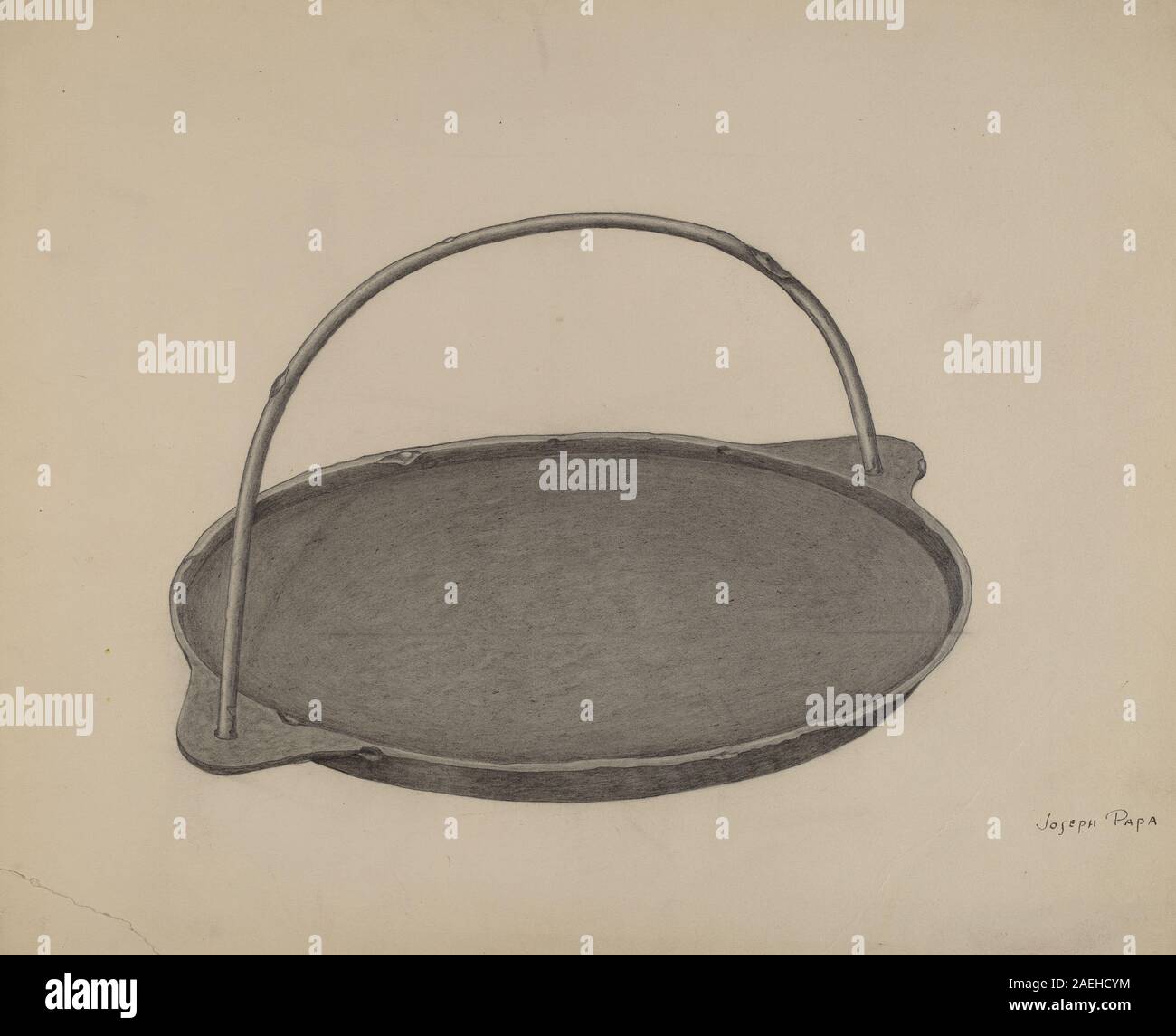 Joseph Papa, Iron Griddle, c 1938 Iron Griddle; c. 1938 Stock Photo - Alamy