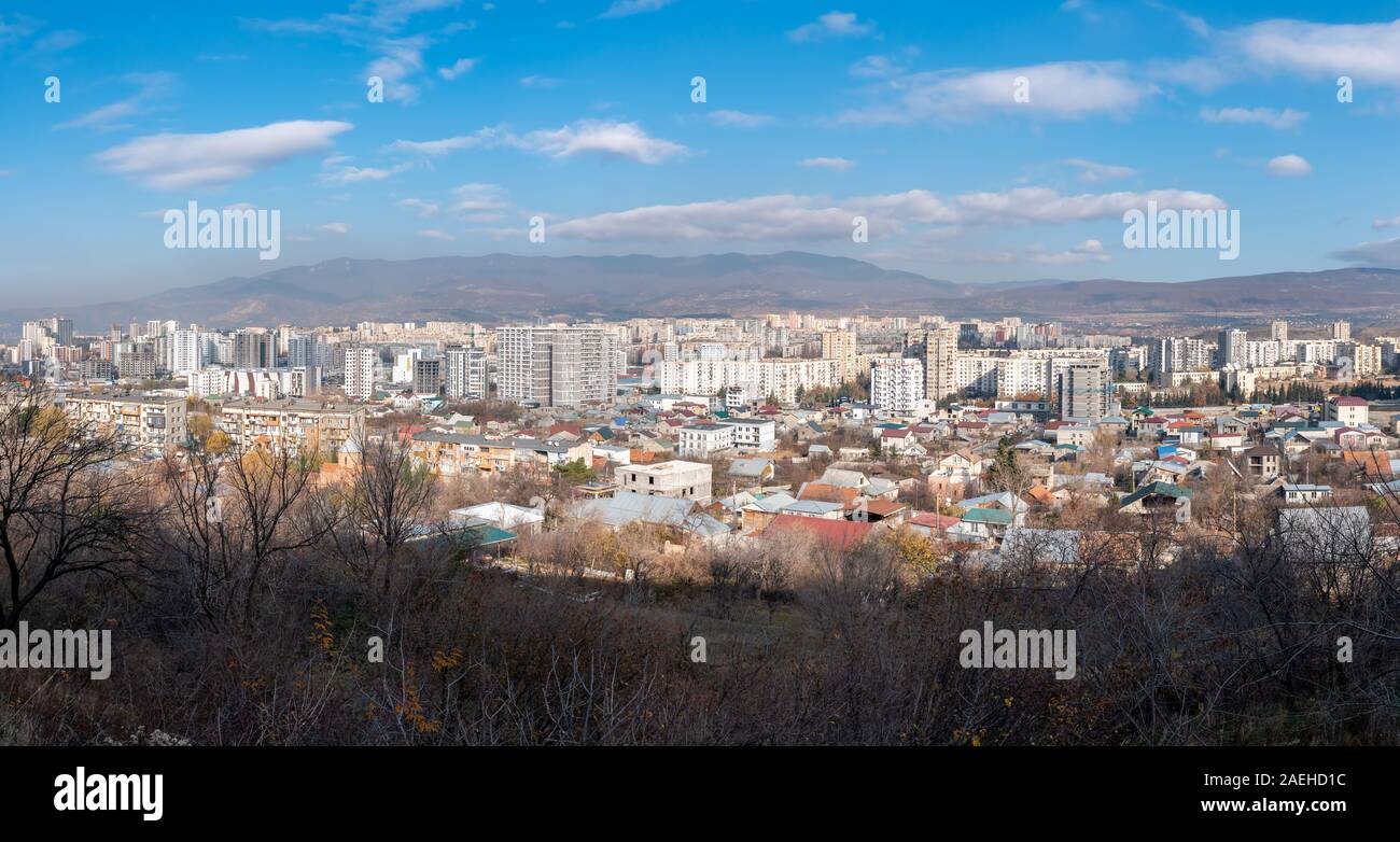 residential area of Gldani or Muhiani in the city of Tbilisi. Georgia ...