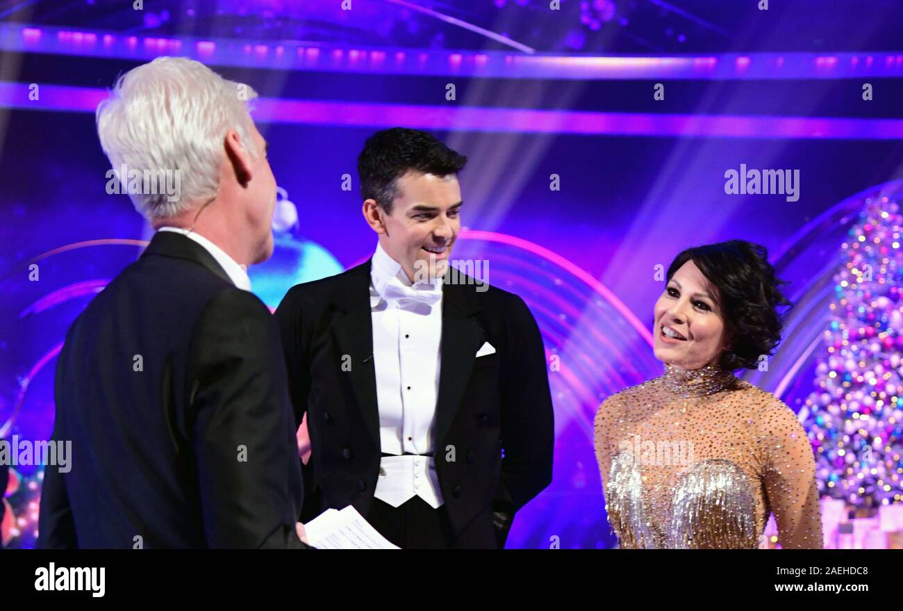 Brendyn Hatfield and Lucrezia Millarini attending the launch of Dancing ...