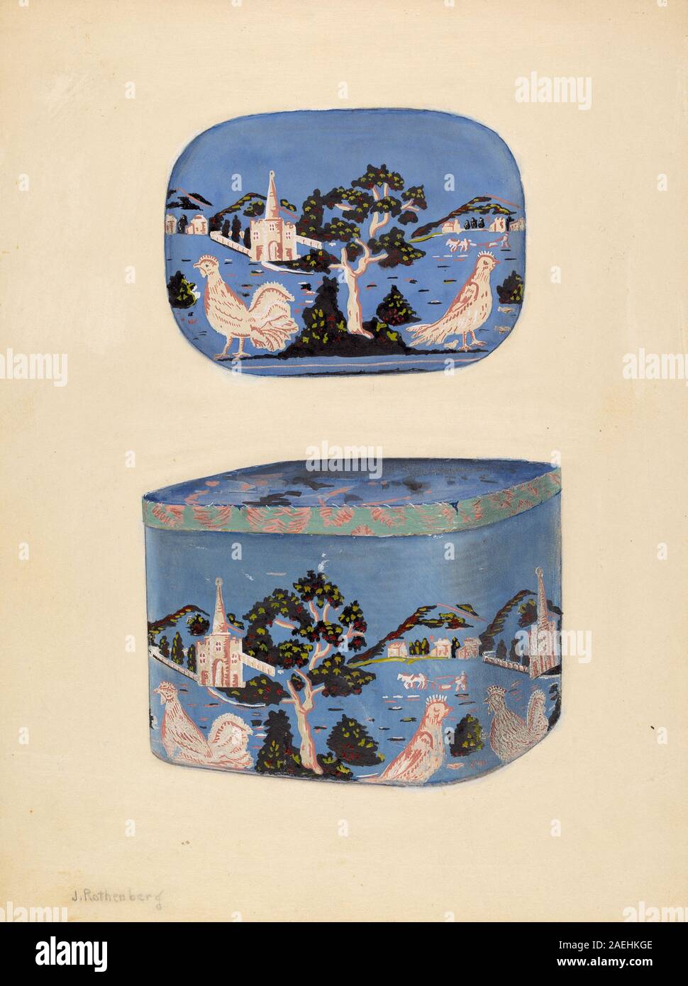 Joseph Rothenberg, Bandbox, c 1937 Bandbox; c. 1937 Stock Photo - Alamy