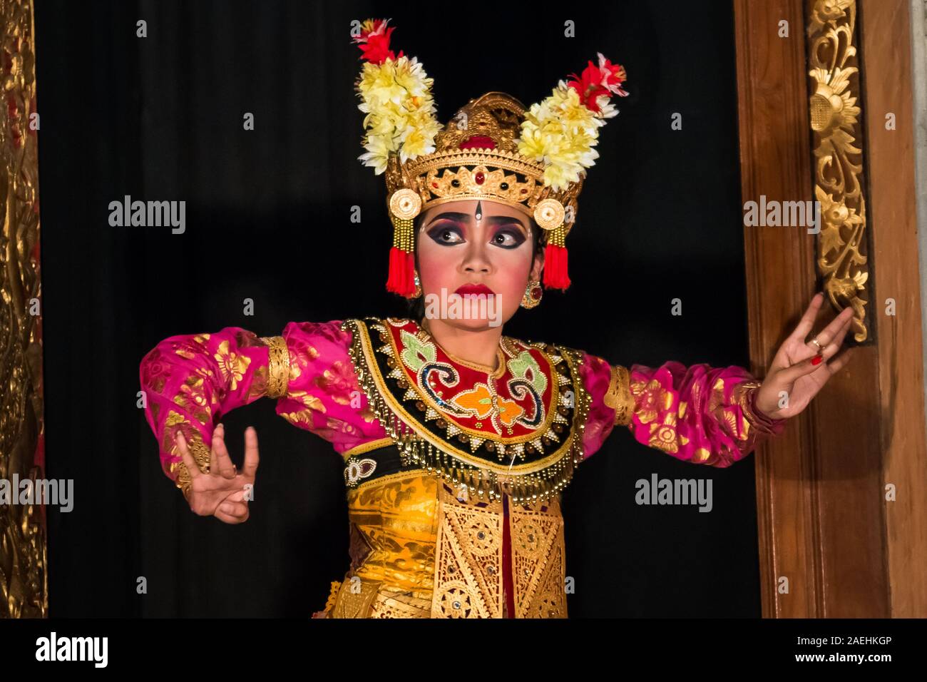 Traditional Balinese Legong performance in Ubud, Bali Stock Photo - Alamy
