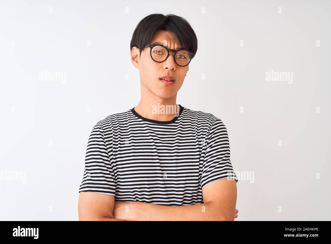 Grumpy chinese man hi-res stock photography and images - Alamy