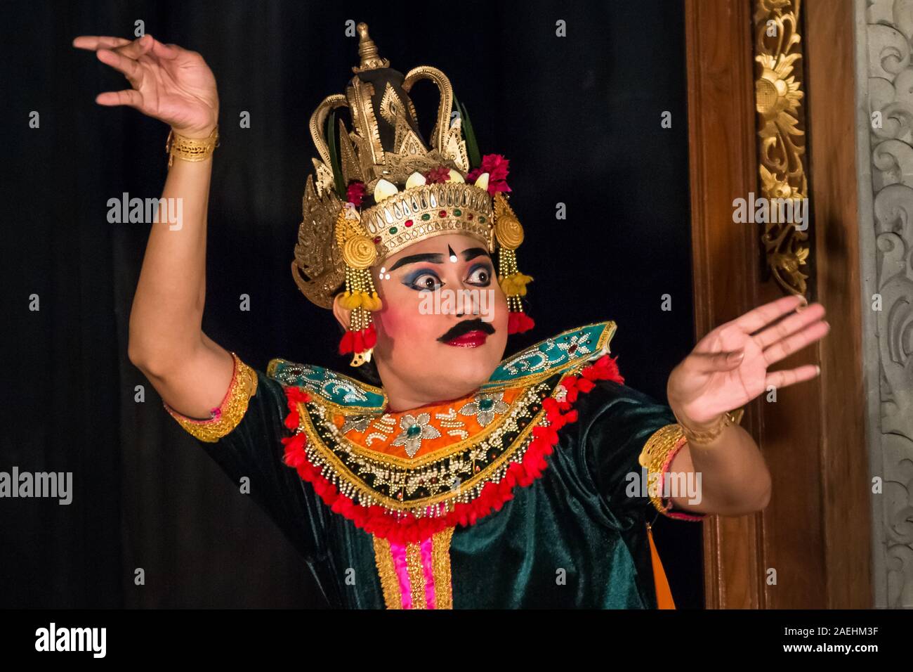 Traditional Balinese Legong performance in Ubud, Bali Stock Photo - Alamy