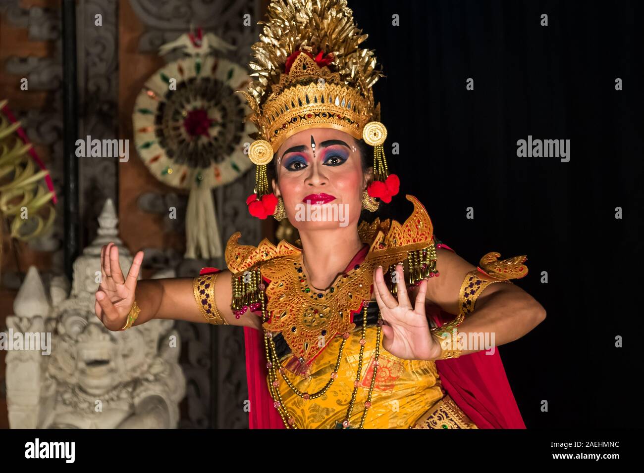 Traditional Balinese Legong performance in Ubud, Bali Stock Photo - Alamy