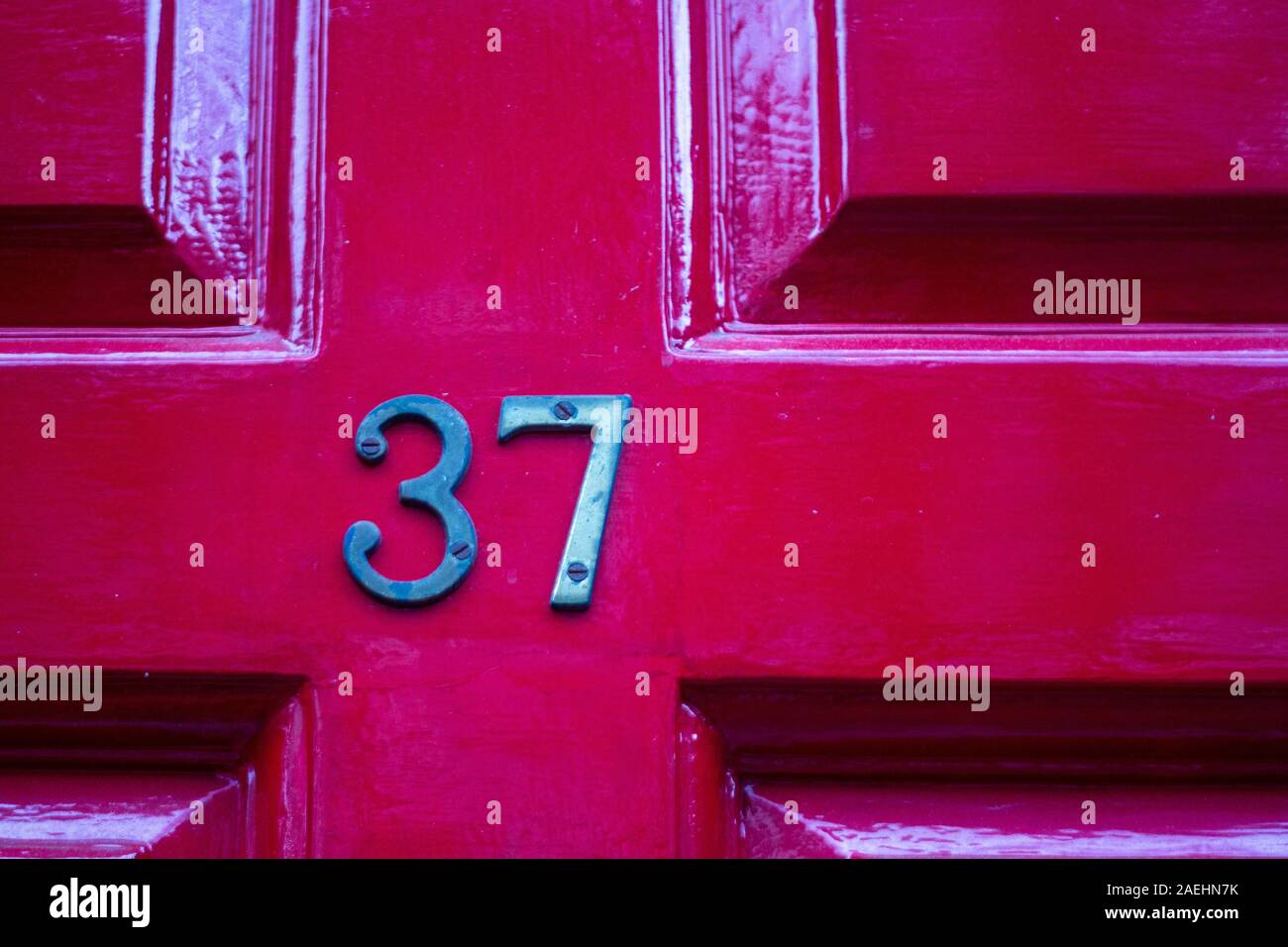 House number 37 Stock Photo - Alamy