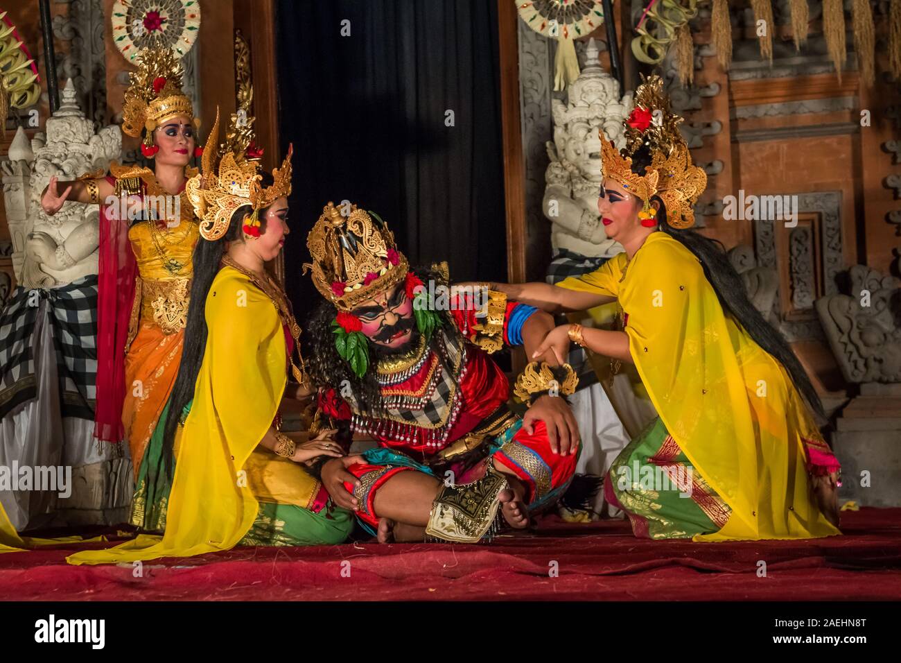 Traditional Balinese Legong performance in Ubud, Bali Stock Photo - Alamy