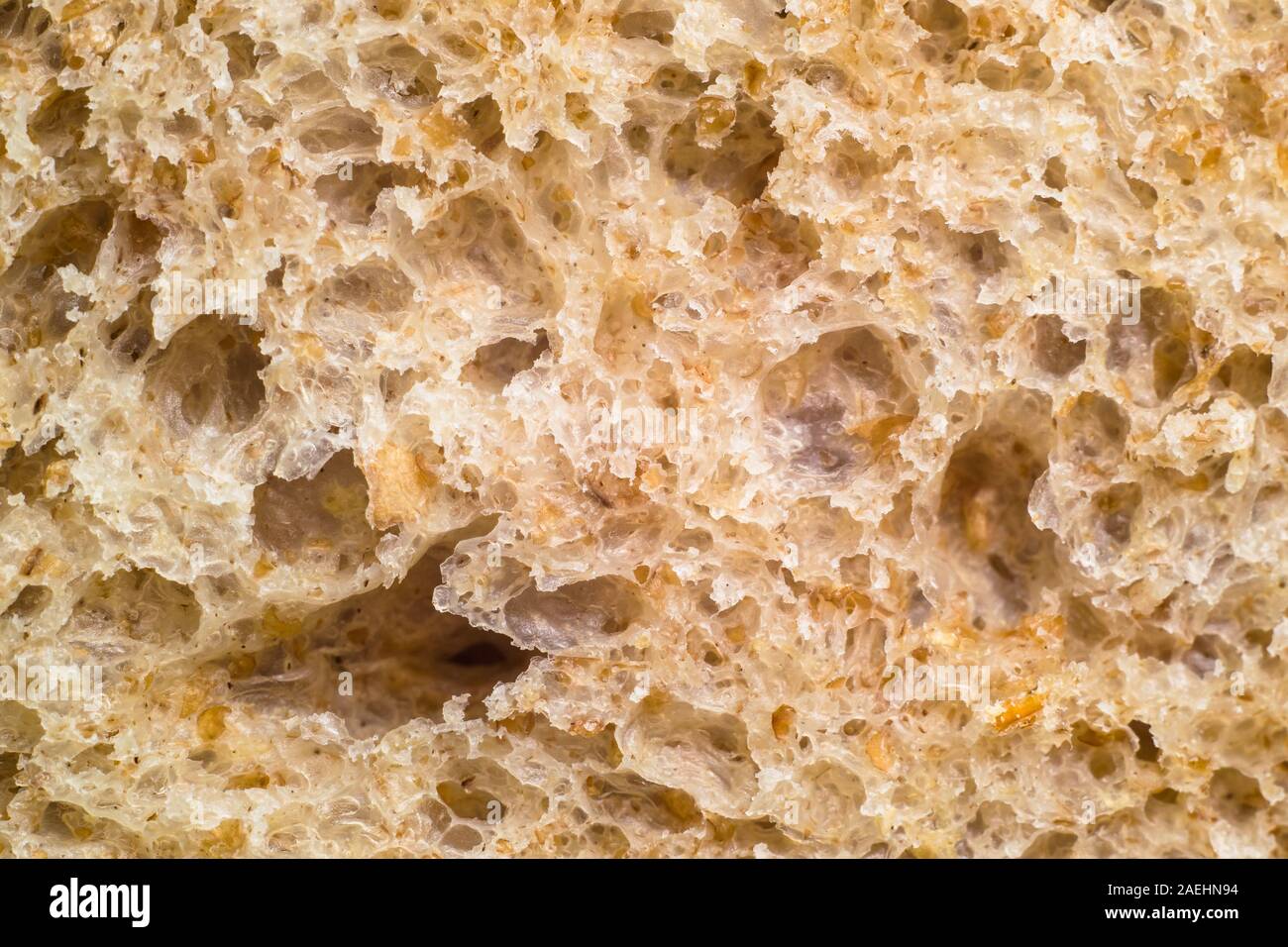 Macro of graham bread texture Stock Photo - Alamy