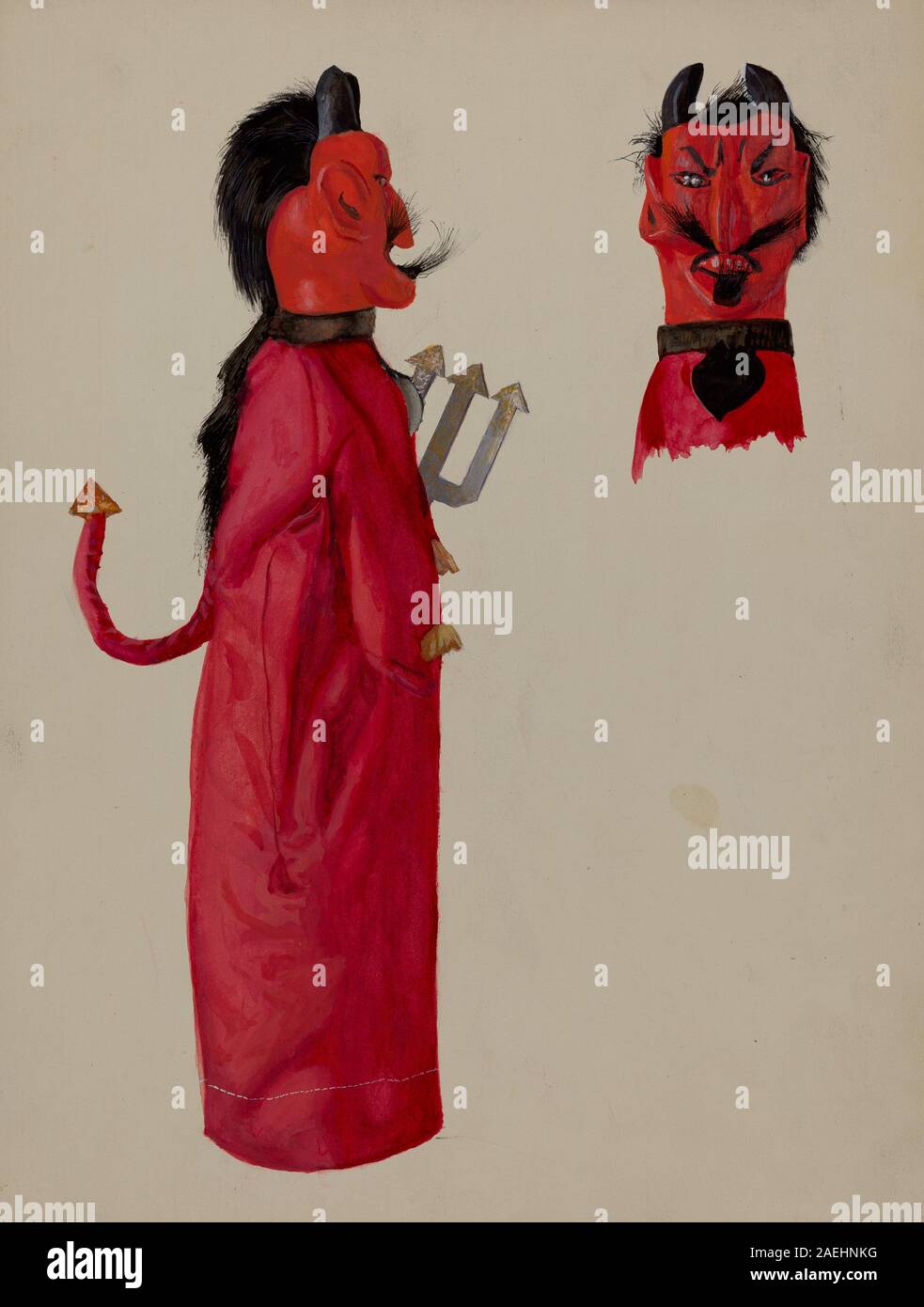 Joseph Shapiro, Hand Puppet - Devil, c 1936 Hand Puppet - Devil; c ...