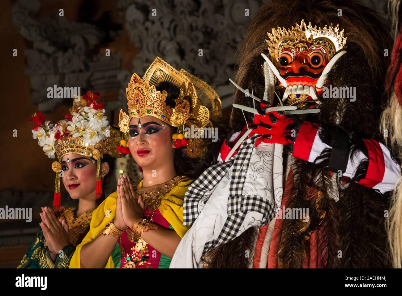 Traditional Balinese Legong performance in Ubud, Bali Stock Photo - Alamy