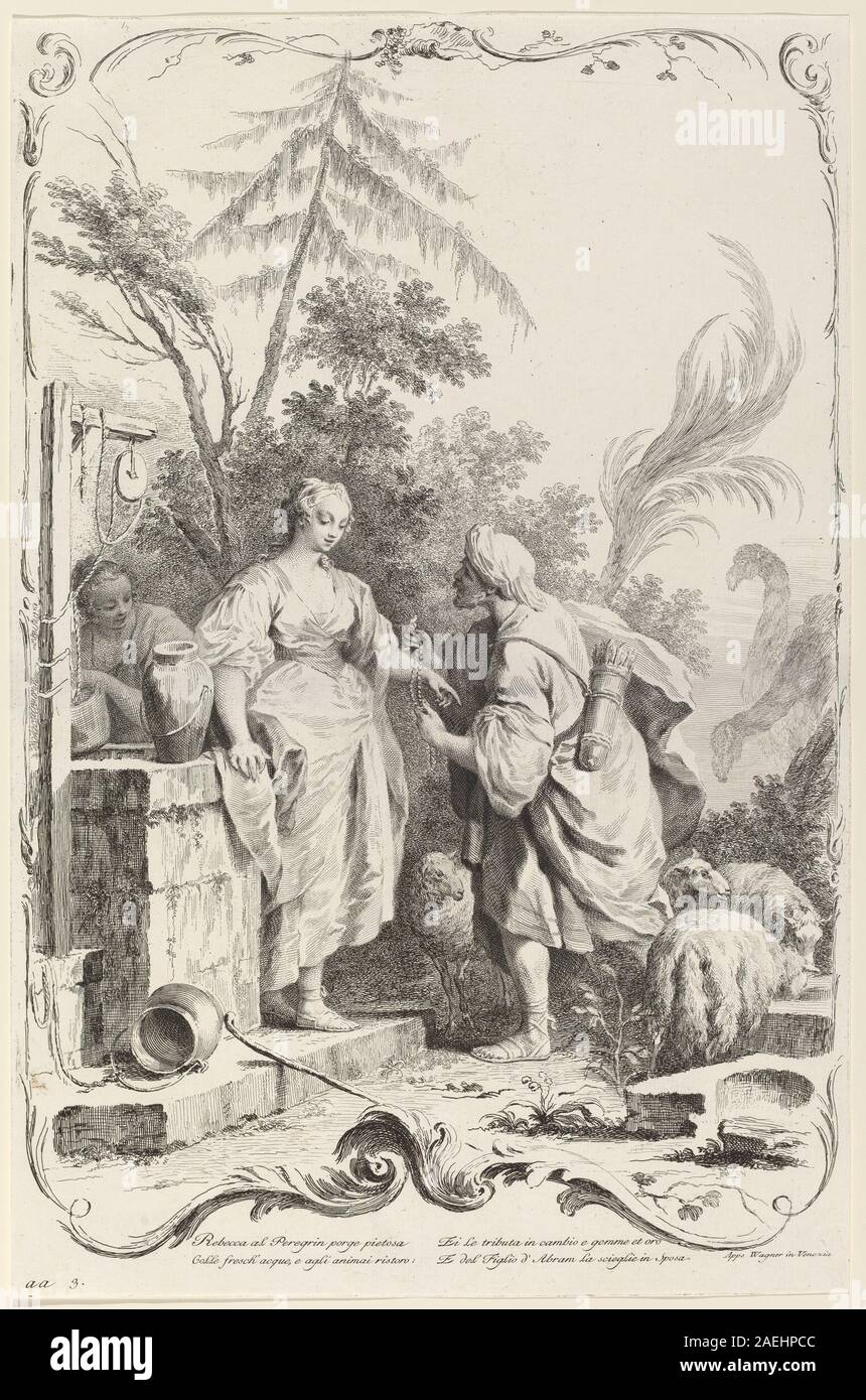 A print published by Joseph Wagner after Jacopo Amigoni around 1745 ...