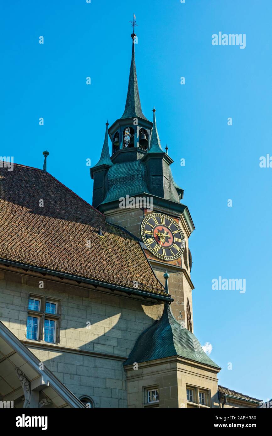 Clock tower swiss clock hi-res stock photography and images - Alamy