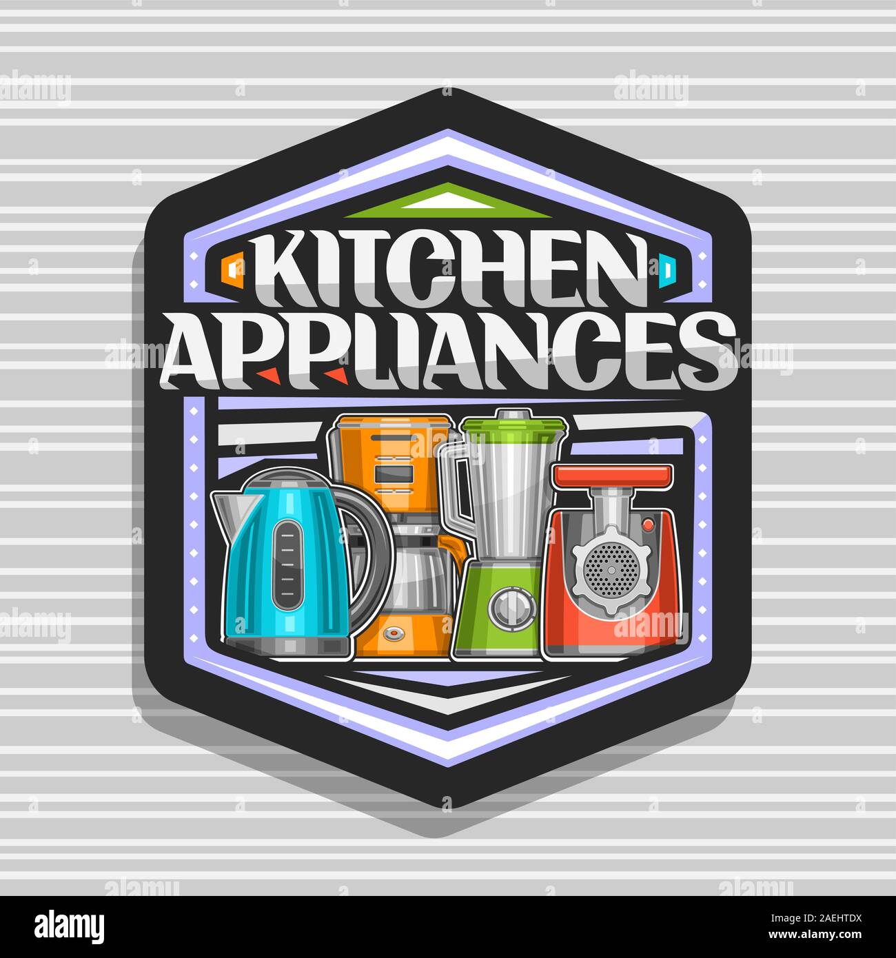 Electrical Appliances Logo Home Appliances Repair Logo Stock