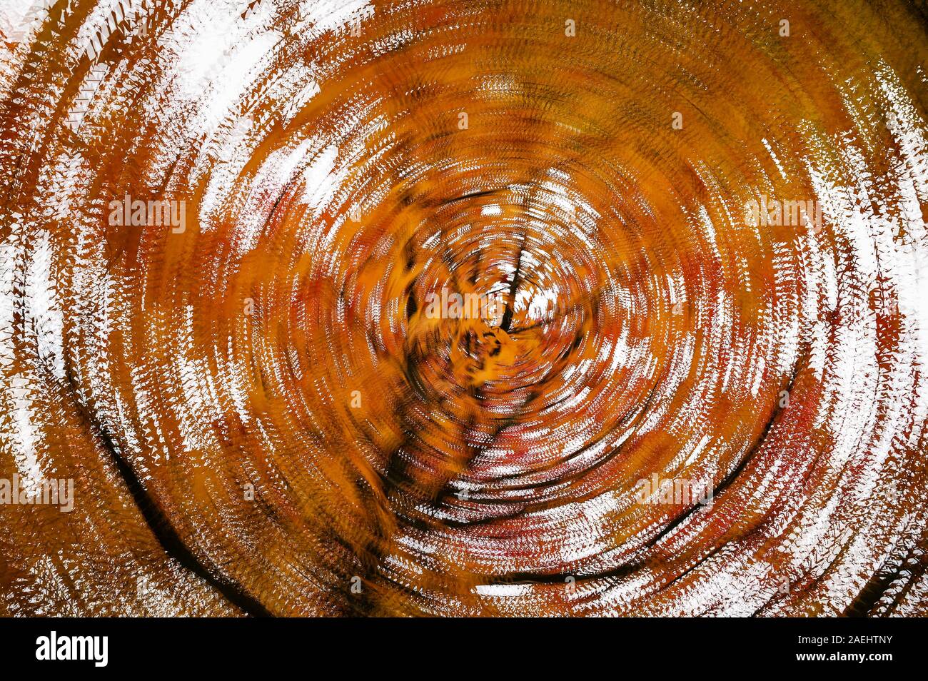Fall Leaves Psychedelic Multiple Exposure Stock Photo - Alamy