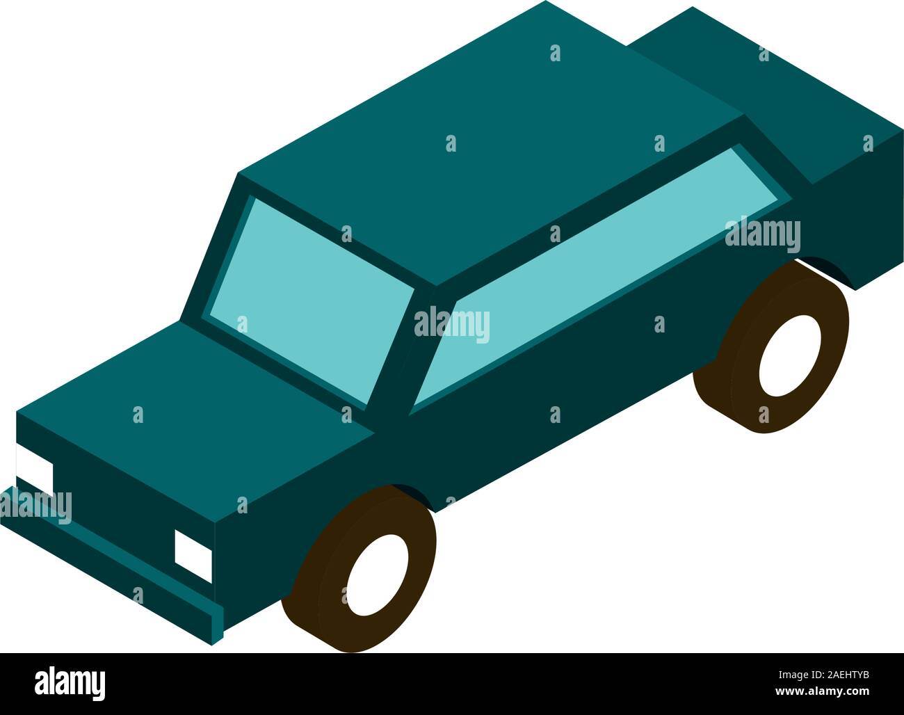 transport car vehicle isometric icon vector illustration Stock Vector ...