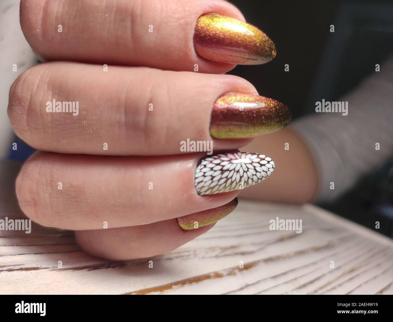 The beauty of the natural nails. Perfect Stock Photo - Alamy
