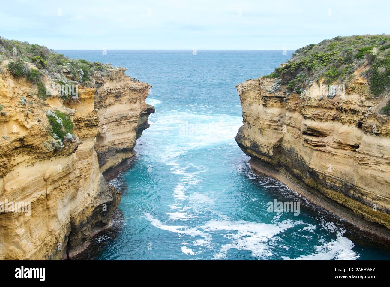 Loch Ard Gorge. Scenic lookout in The Great Ocean Road, an iconic ...