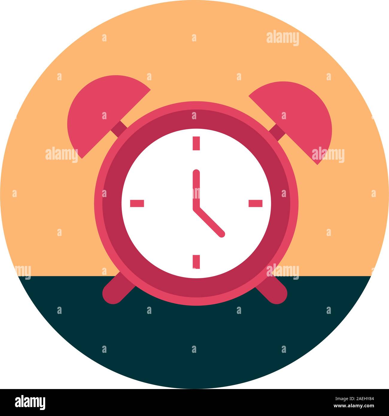 digital marketing clock alarm time vector illustration Stock Vector ...
