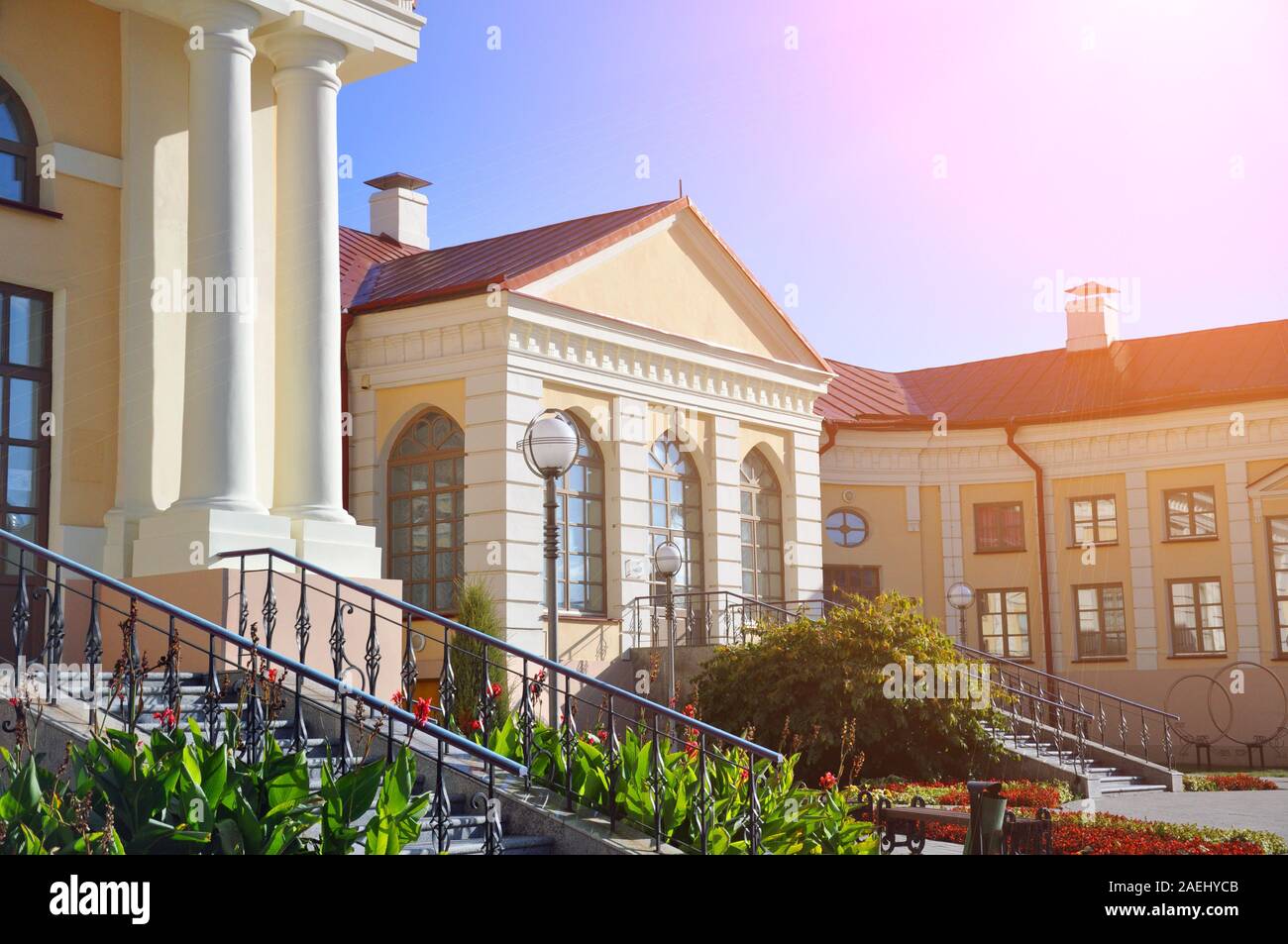 Palace in the city of Pinsk, an attractive tourist attraction. Palaces ...